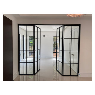 Italian Glass Premium Door Partition - Modern - Hall - DC Metro - by ...