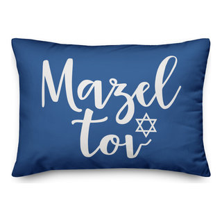 Mazel Tov Throw Pillow - Contemporary - Decorative Pillows - by Designs ...