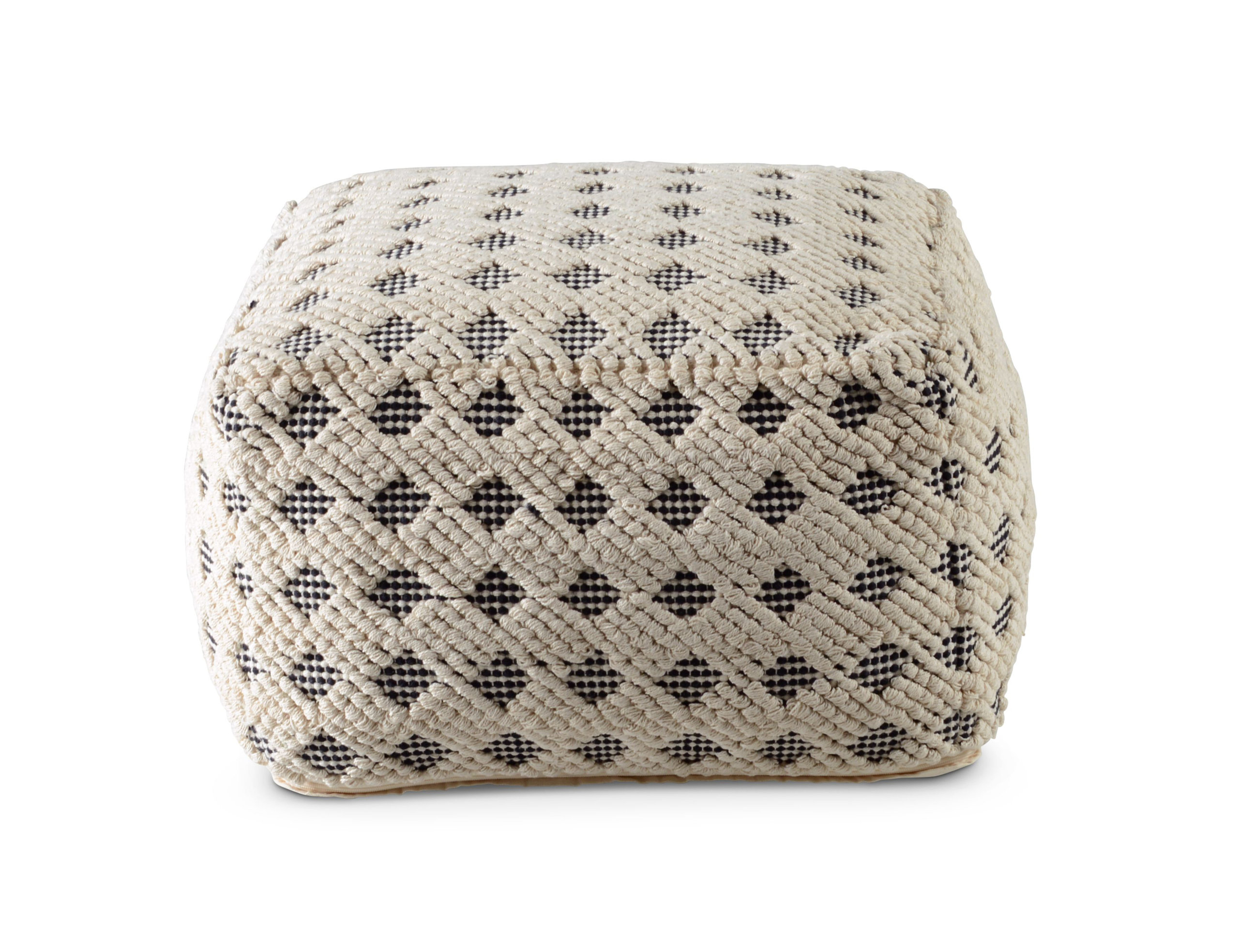 Kodi Square Pouf - Scandinavian - Floor Pillows And Poufs - by HedgeApple | Houzz