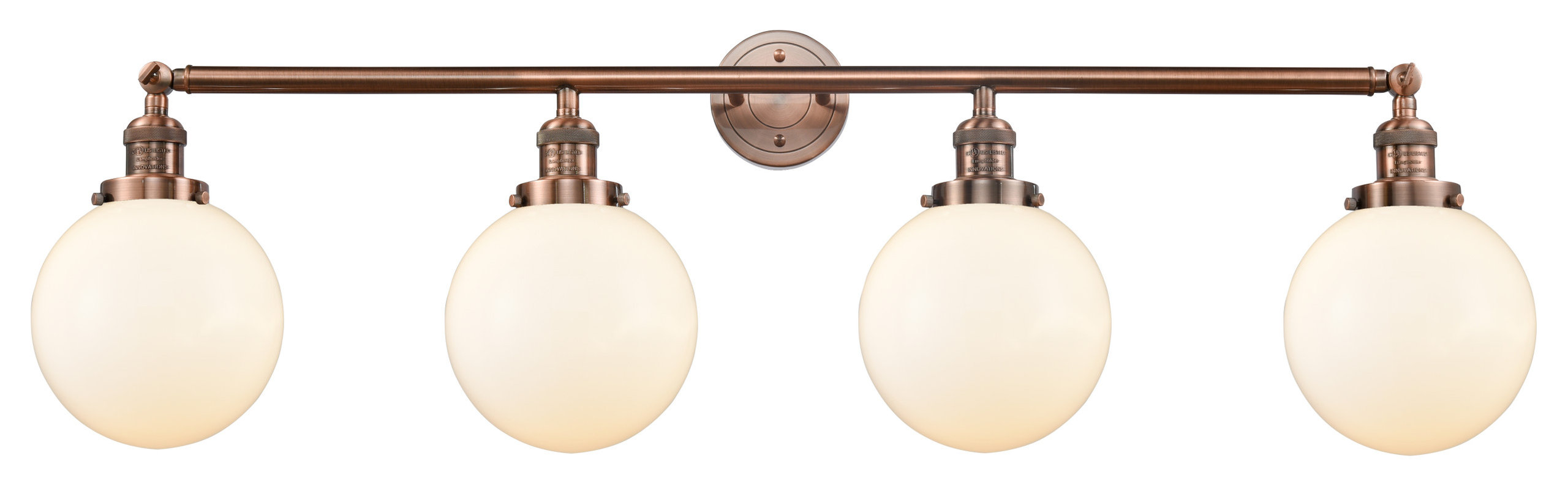 Innovations Lighting 215-Ac-S-G201-8 4 Light Adjustable Vanity Fixture ...