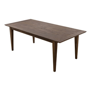 Teak Chamfer Nana Teak Dining Table in Sandblasted Cocoa, 60x38 ...