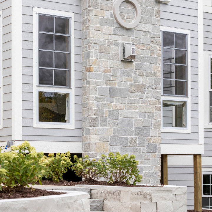 75 Gray Stone Exterior Home Ideas You'll Love - June, 2025 | Houzz