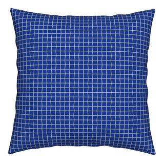 Tennis Racquet Racket Strings Abstract Throw Pillow - Contemporary ...