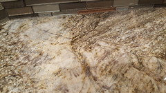 Help! New granite counters installed cracked or fissure?