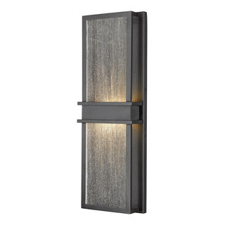 24W 2 LED Outdoor Wall Sconce In Transitional Style-24 Inches Tall and ...