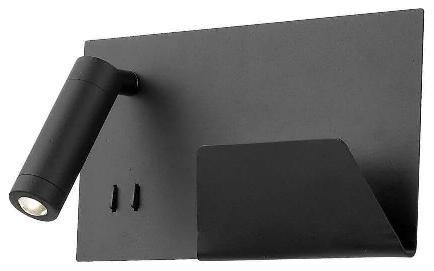 11" Dorchester LED Wall Sconce, Black With Clear Acrylic TIR Lens ...