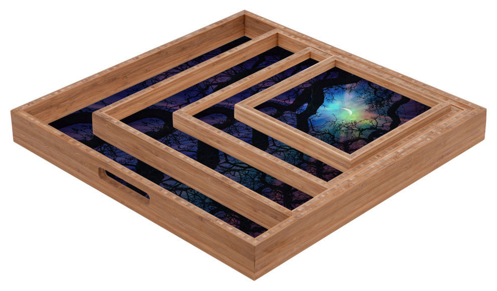 Deny Designs Shannon Clark Fairytale Square Tray, Medium - Contemporary ...