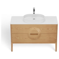 Colmar Bath Vanity, 48" - Midcentury - Bathroom Vanities And Sink ...