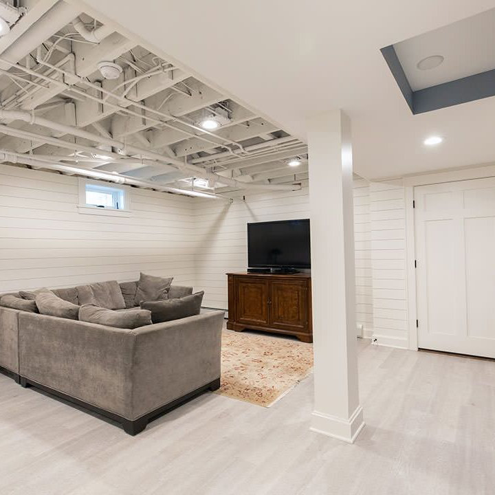 75 Shiplap Wall Basement Ideas You'll Love - April, 2025 | Houzz