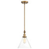 Drake 1-Light Pendant, Polished Nickel - Industrial - Pendant Lighting ...