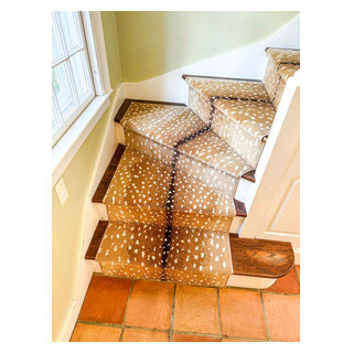 Cape Town Collection Antelope Stair Runner Installation - Contemporary ...