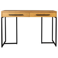 Vintage Herringbone Pattern Console Table | Dutchbone Class - Contemporary - Entertainment ...
