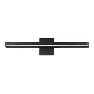 Tech Lighting 700BCBND24BLED930 LED Bath Banda Matte Black - Modern ...