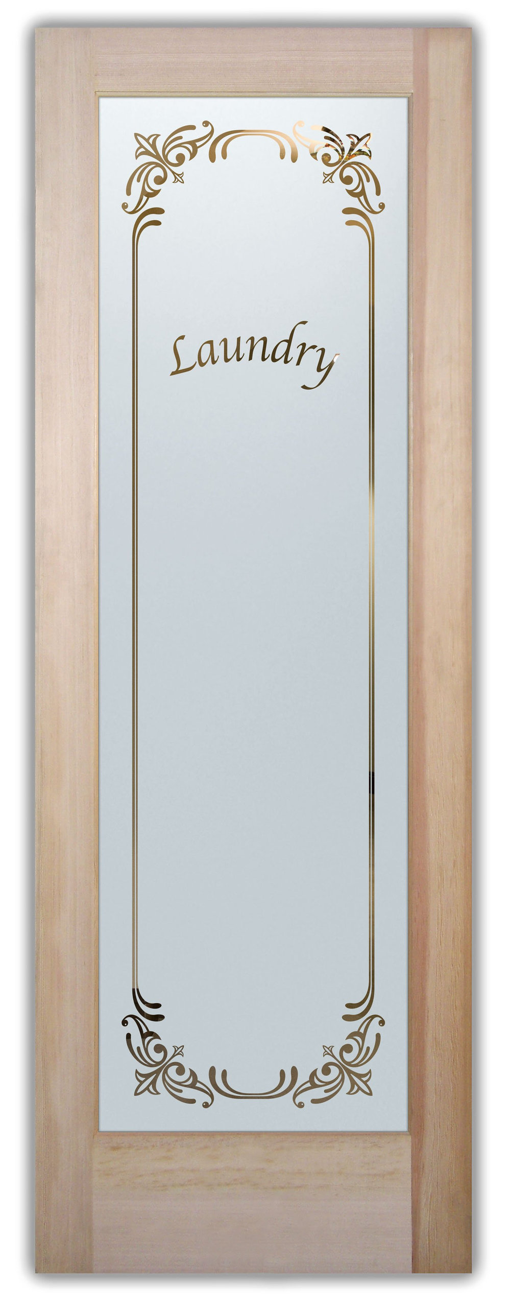 Laundry Door - Lenora - Primed - 28" x 80" - Book/Slab Door, 36" (3/0 ...