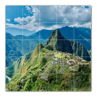 Famous Places Ceramic Tile Wall Mural HZ500536, 60" Wide x 60" High ...
