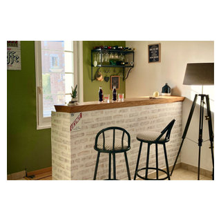 Une maison à la campagne - le bar bistrot - Farmhouse - Home Bar ...