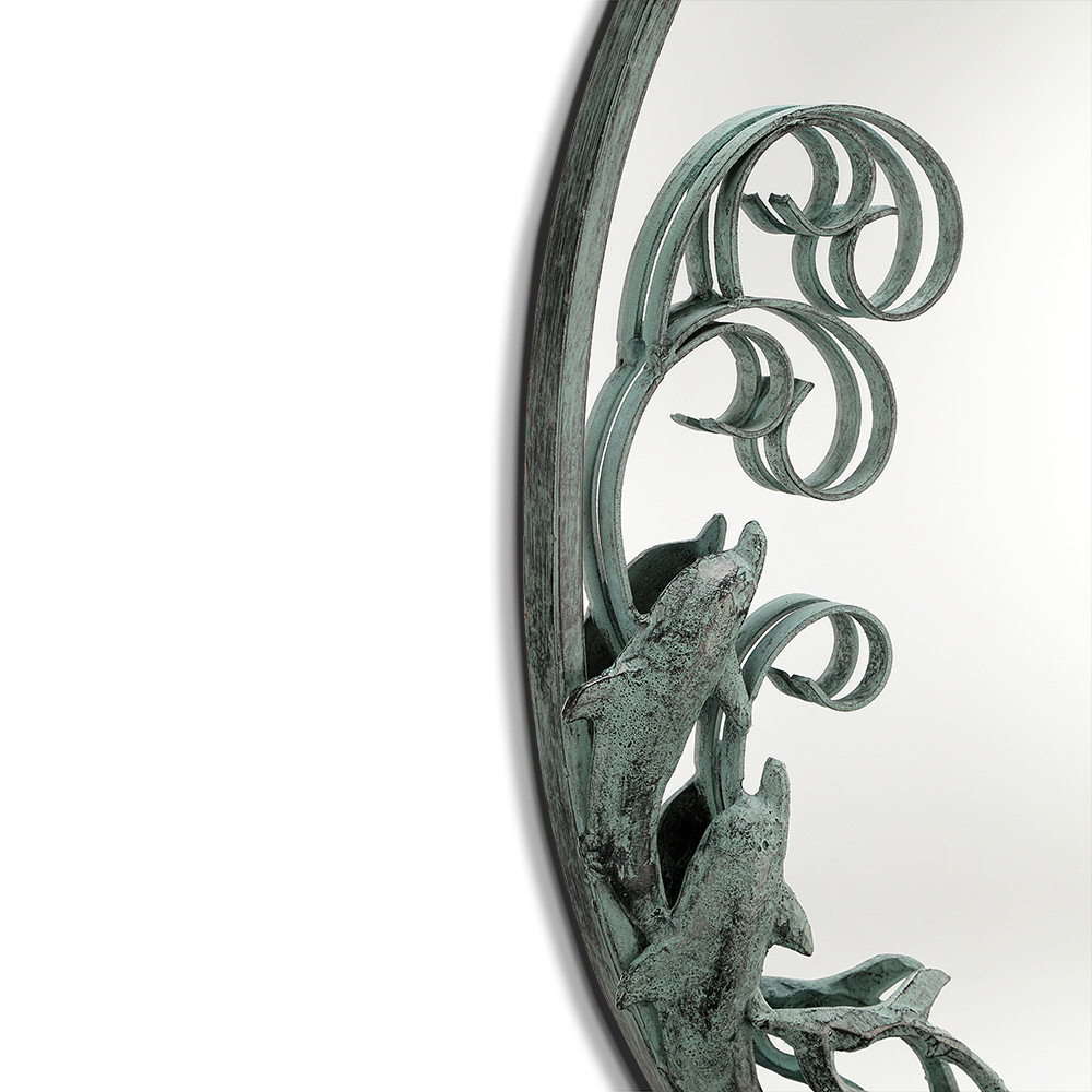 Dolphin Trio Mirror - Beach Style - Wall Mirrors - by SPI | Houzz