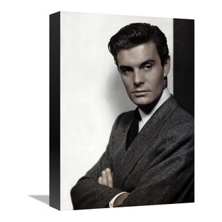 "Louis Jourdan" Stretched Canvas Giclee by Hollywood Photo Archive, 12 ...