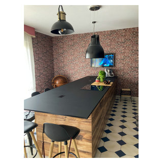 Une cuisine moderne & monumentale - Aix-en-Provence - Contemporary ...