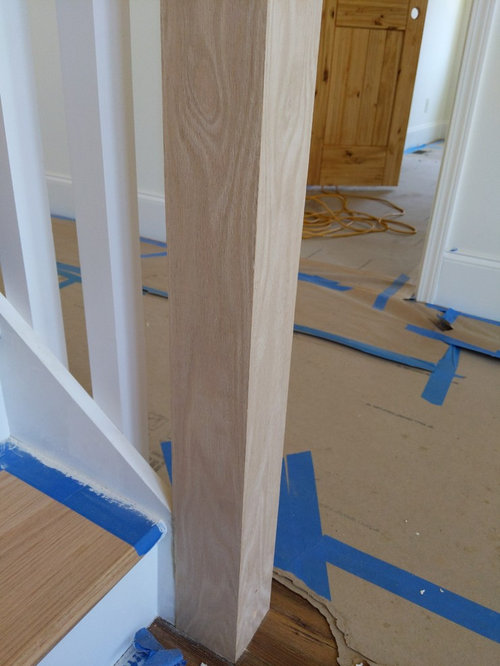 Top coat for red oak stair treads