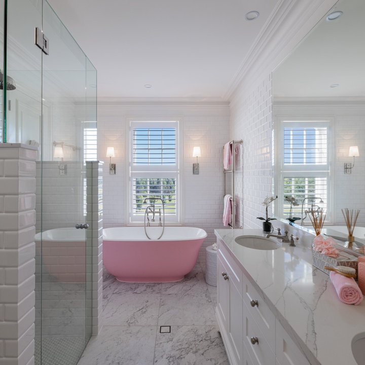 75 Beautiful White Bathroom Ideas & Designs - August 2024 | Houzz AU