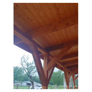 Lometa - Farmhouse - Porch - Austin - by Barns Across Texas | Houzz