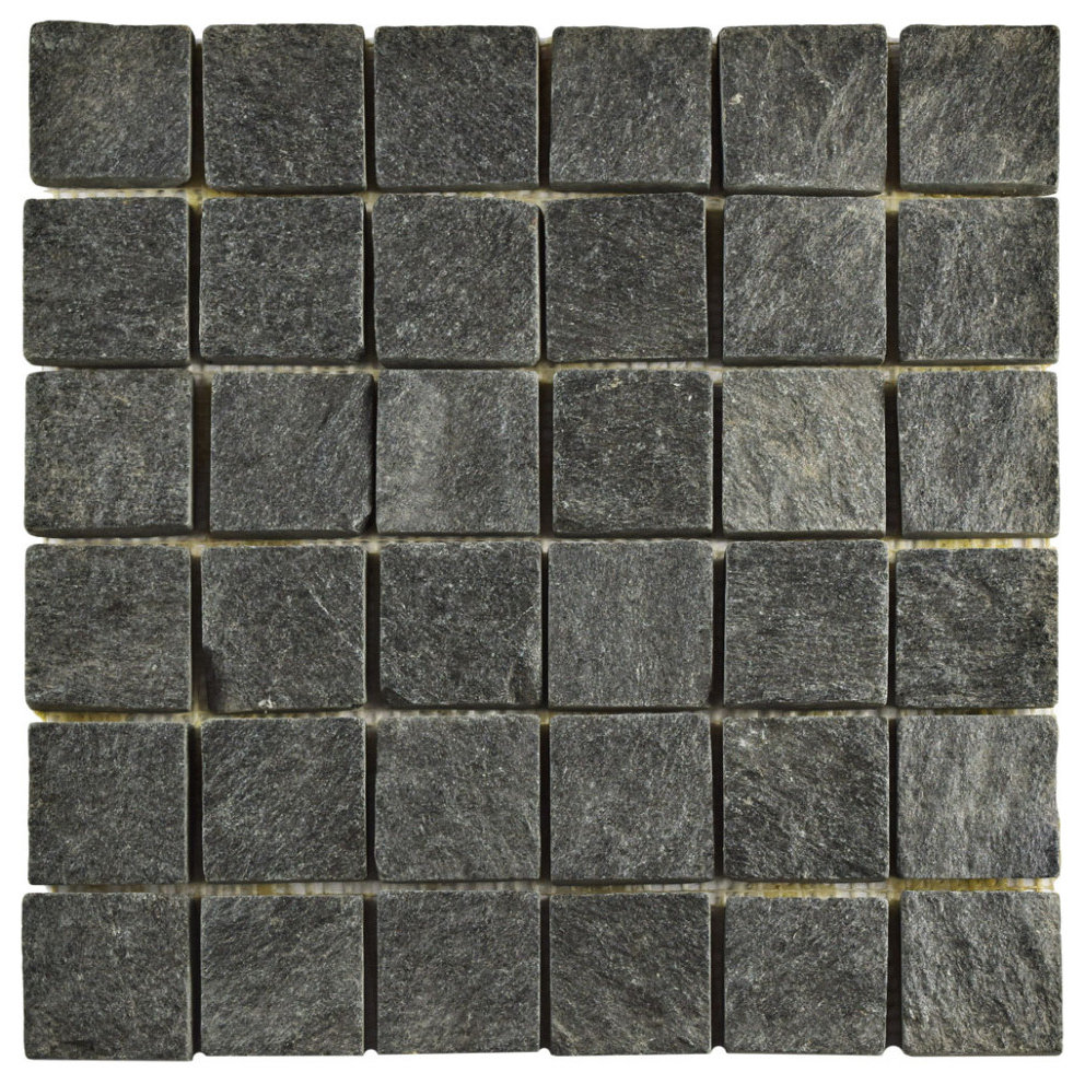 Crag Natural Stone Mosaic Tiles - Contemporary - Mosaic Tile - by ...