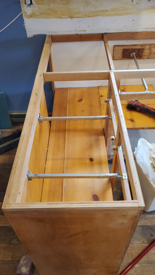 Soapstone countertop reinforcement?