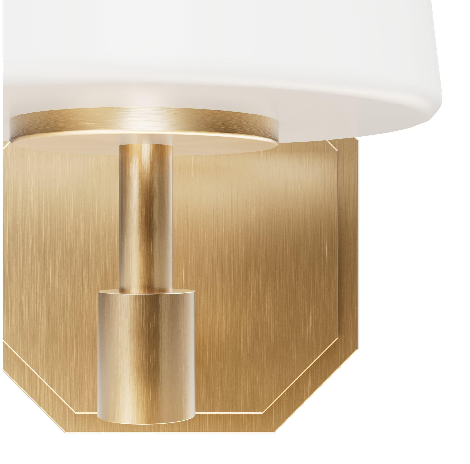 Nolita Alturas Gold, Cased White Glass Glass 1 Light Sconce Wall ...