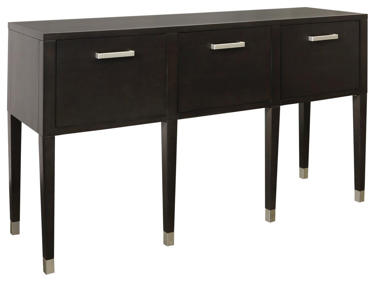 Cameron Console Table, Brushed White - Transitional - Console Tables ...