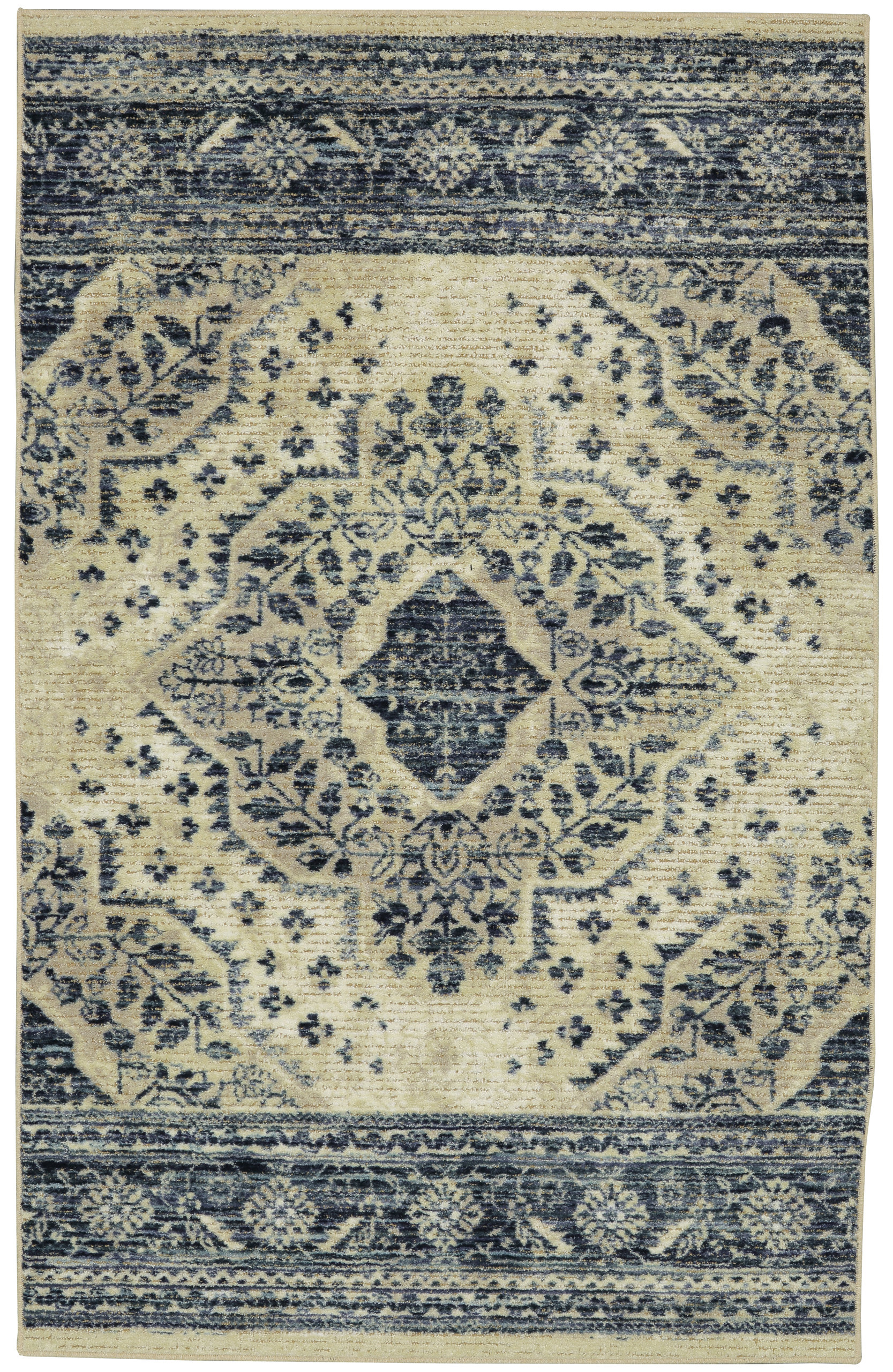 Mohawk Home Aurora Javed Blue, 5'x8' - Contemporary - Area Rugs - by ...