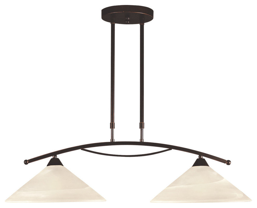Elk Lighting 2 Light Island In Oil Rubbed Bronze - Transitional ...