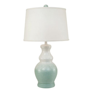 Classic Shaded Cove Fade Casual Table Lamp - Contemporary - Table Lamps ...