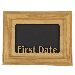 First Date Oak Picture Frame and Oak Matte, 5"x7" - Transitional ...