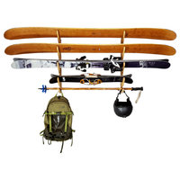 Ski Rack - The Hallsteiner Series Horizontal Ski Wall Mount, Pro ...