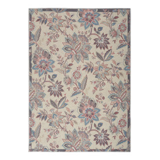 Waverly Washables Collection WAW01 Beige Rectangle Contemporary Area ...