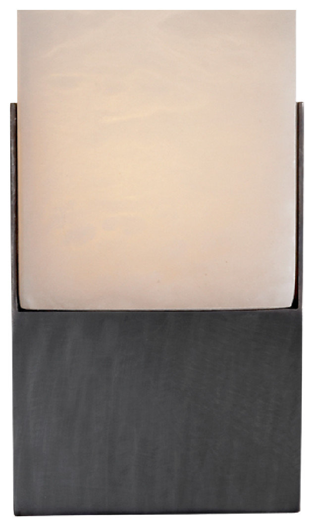 Antique Brass Frosted Glass Wall Light | Andrew Martin Covet ...