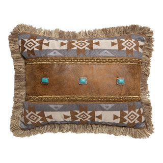 Wrangler Mesa Daybreak 3 Conchos Southwestern Throw Pillow, 16"x20 ...