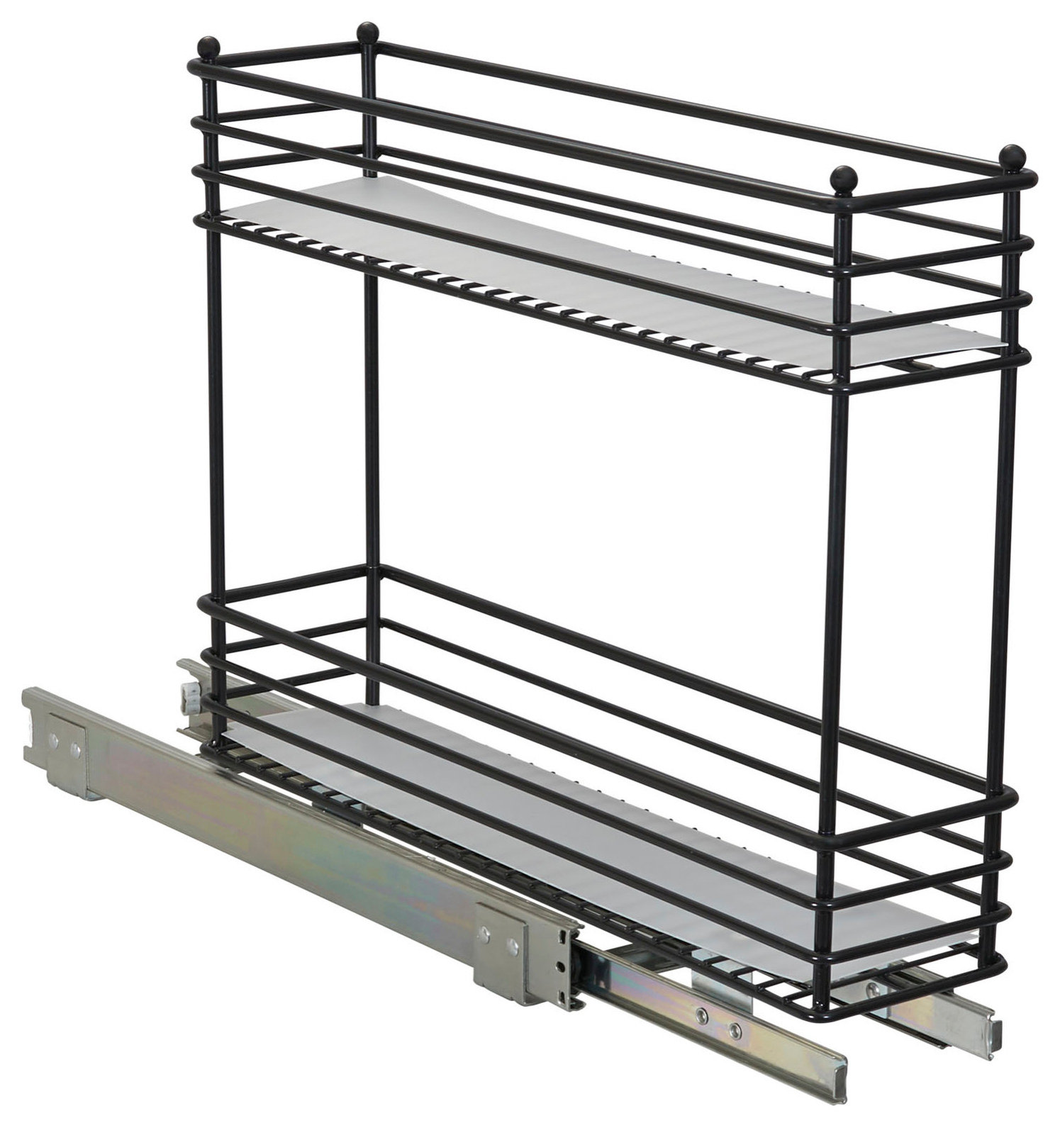 Narrow Sliding Cabinet Organizer - Pantry And Cabinet Organizers - by ...