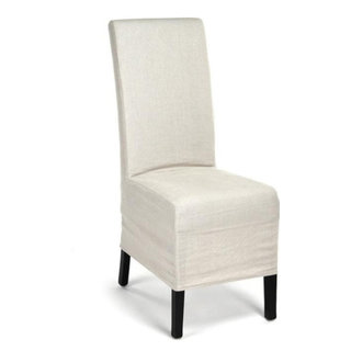 Traditional Evan Side Chair in Alabaster - Transitional - Dining Chairs ...