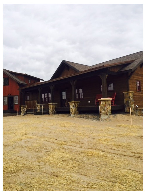 This is a new build barn/prairie home-LANDSCAPE HELP!