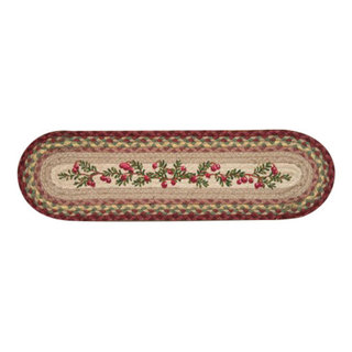 Cranberries Oval Stair Tread - Farmhouse - Area Rugs - by Uber Bazaar ...