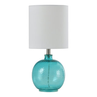 Round Glass Table Lamp - Contemporary - Table Lamps - by StyleCraft | Houzz