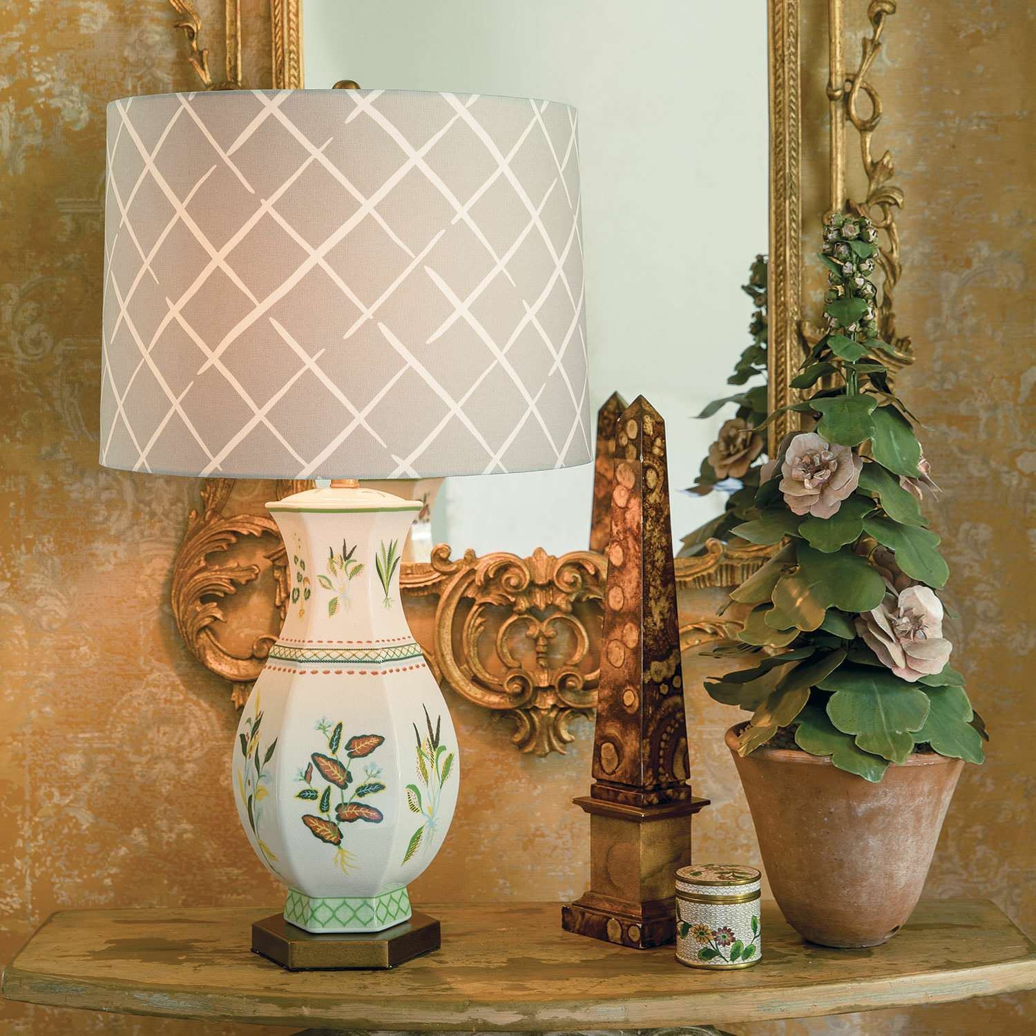 Botanical Lamp - Traditional - Table Lamps - by HedgeApple | Houzz