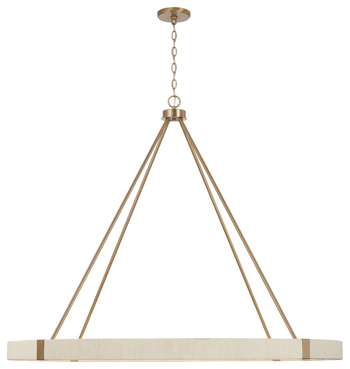 Capital Lighting Delaney 12-Light Chandelier, Matte Brass - Beach Style ...