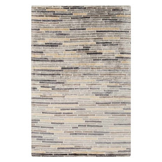 Hand Knotted Platinum Rug PLAT-9009, 8' x 11' - Contemporary - Area ...