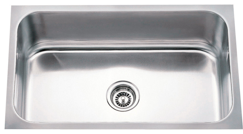 Hardware Resources 868 30" Undermount Single Basin Stainless ...