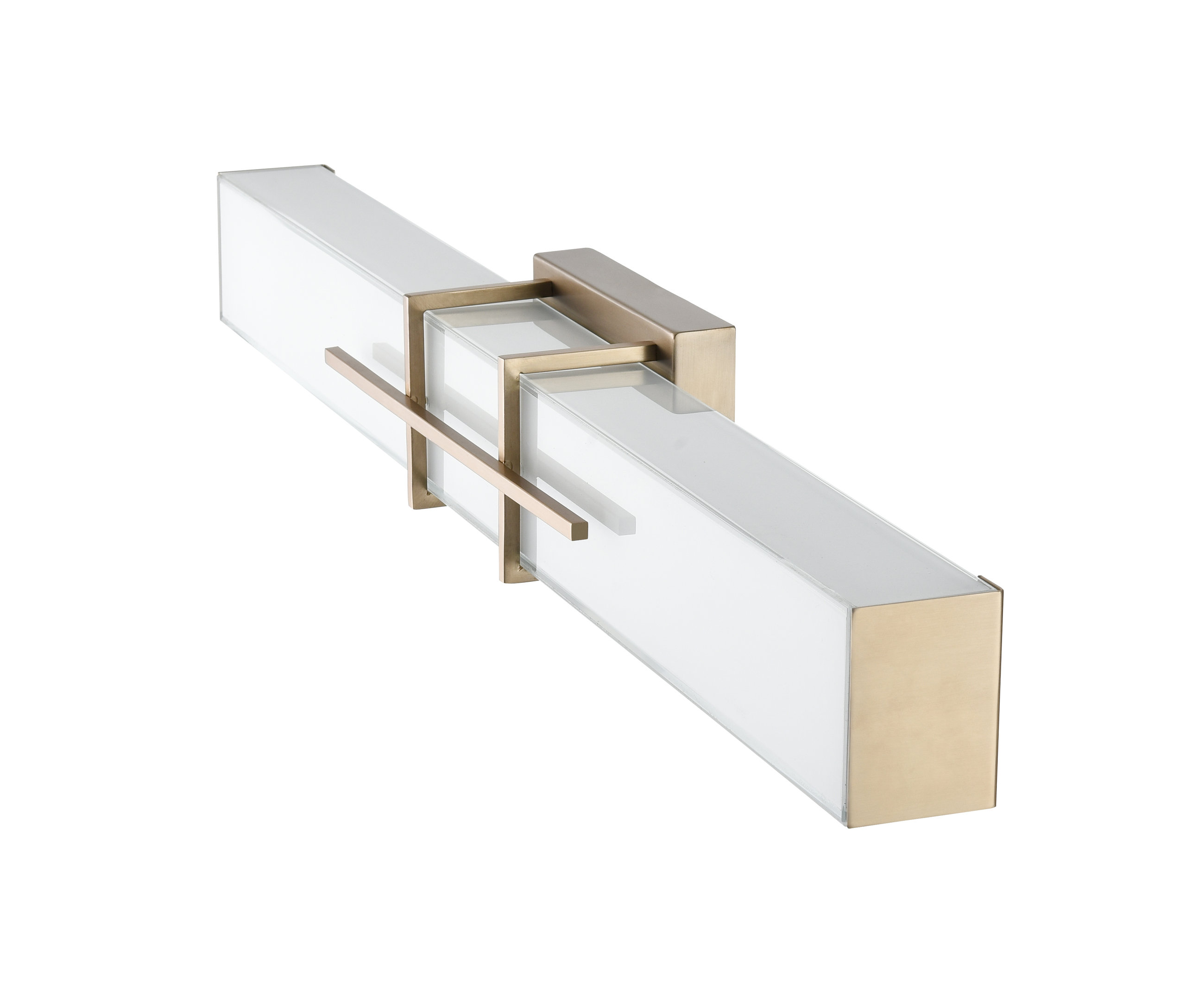 Tocco LED Light 32 in. Modern Gold Vanity Light - Transitional ...
