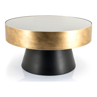 Contemporary Round Coffee Table | By-Boo Bunga - Contemporary - Coffee ...
