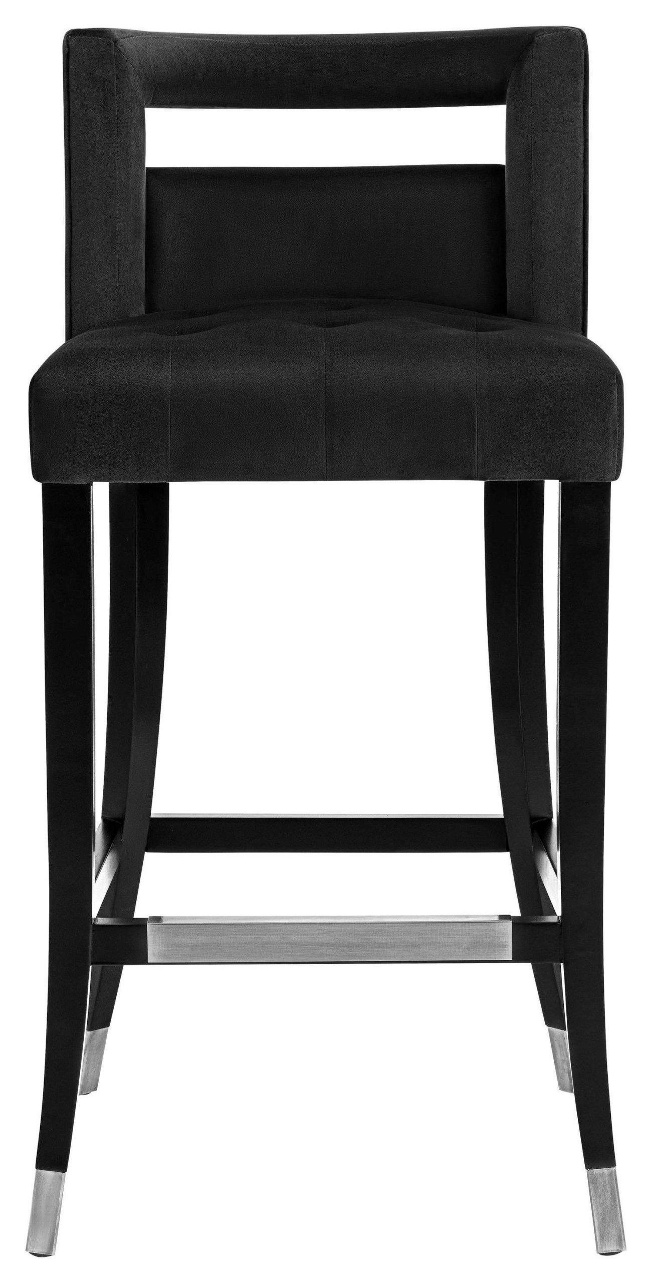 Hart Velvet Stool, Bar Stool - Contemporary - Bar Stools And Counter ...